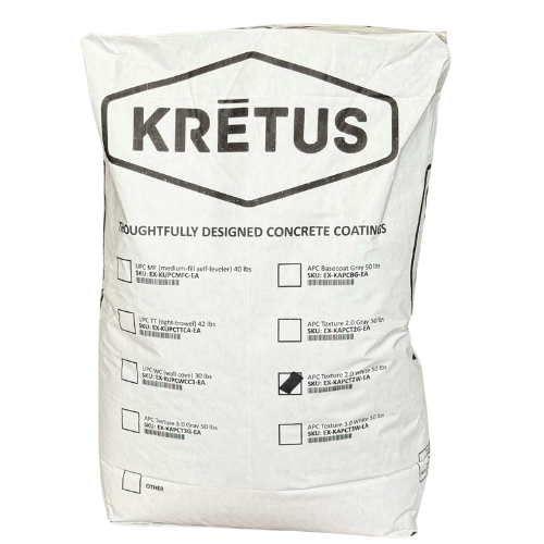 Kretus Acrylic Polymer Concrete-Texture 2.0 White 50# | Fiberglass ...