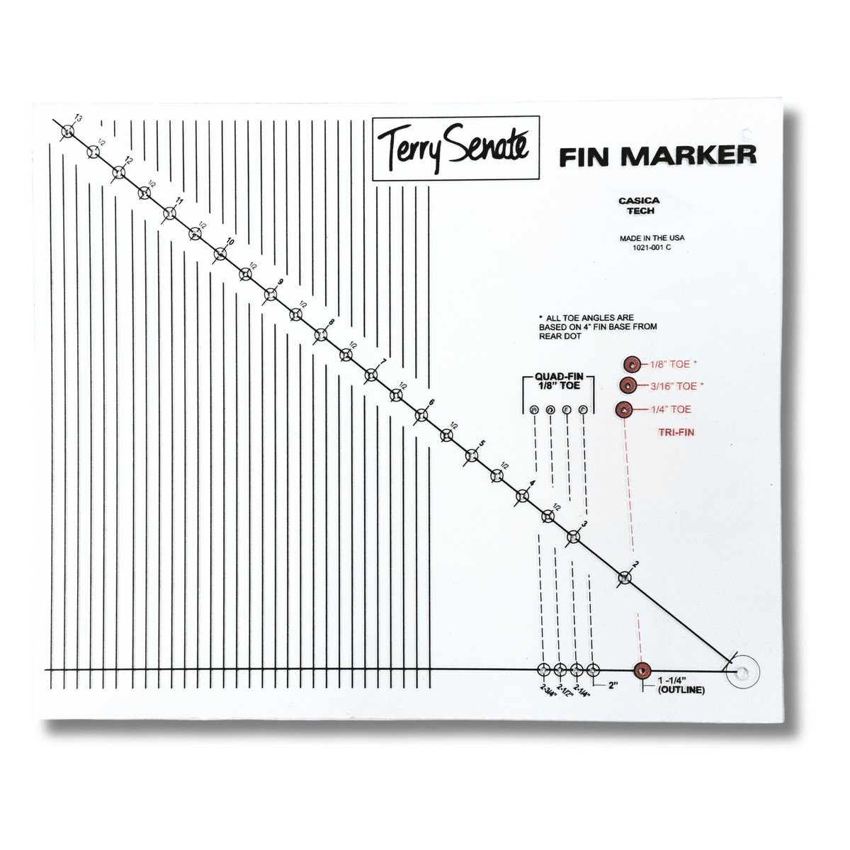 Terry Senate Fin Marker | Fiberglass Source/Surf Supply