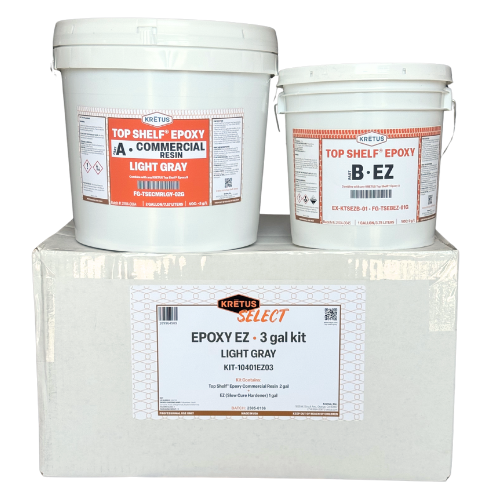 Kretus Select - Epoxy EZ - Light Gray, 3 gl kit | Fiberglass Source ...