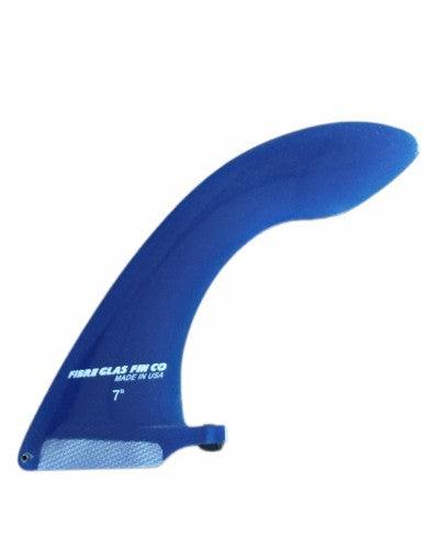 Fibre Glass Fin Co 7 inch Blue Cutaway Fin | Fiberglass Source/Surf Supply