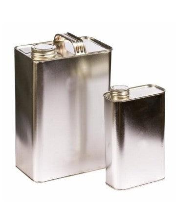 1 Gallon F-Style Oblong Can With Lid | Fiberglass Source/Surf Supply